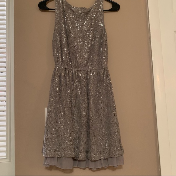 Dresses | Silver Sparkly Dress | Poshmark